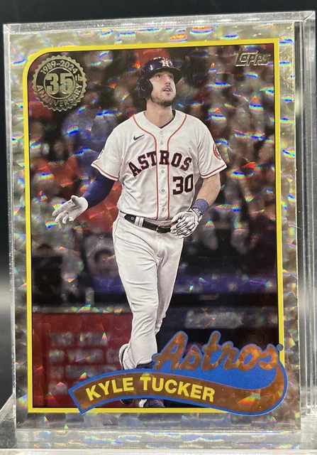 2024 TOPPS SERIES 2 Kyle Tucker 89B2-6 feuille crépitante argent Astros ...