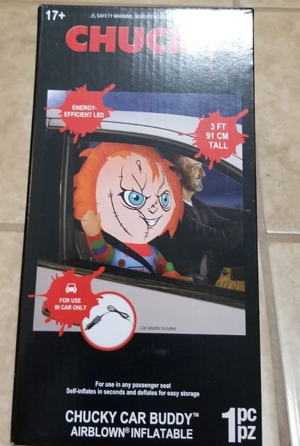 HALLOWEEN CHUCKY CAR Buddy Child’s Play Airblown Inflatable Gemmy NEW £ ...