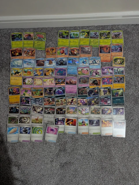 POKÉMON TCG PHANTASMAL Flames Semi Complete Basic Set 84/84 English £17 ...