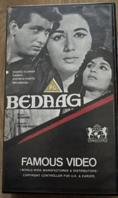 BEDAAG BOLLYWOOD VHS Video, Manoj Kumar £24.99 - PicClick UK BEDAAG BOLLYWOOD VHS Video, Manoj Kumar £24.99 - PicClick UK