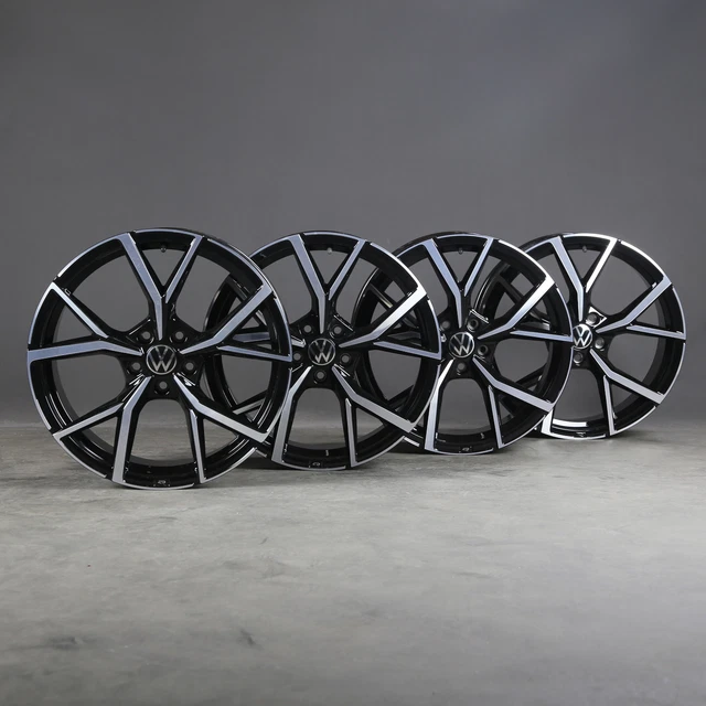 19 INCH ORIGINAL Golf 8 VIII 5H0601025S Estoril R-Line Rims Alloy ...