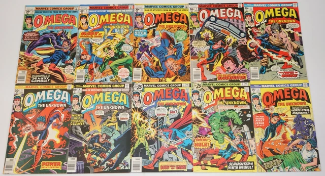 OMEGA THE UNKNOWN #1-10 FN complete series - Steve Gerber - 2 3 4 5 6 7 ...