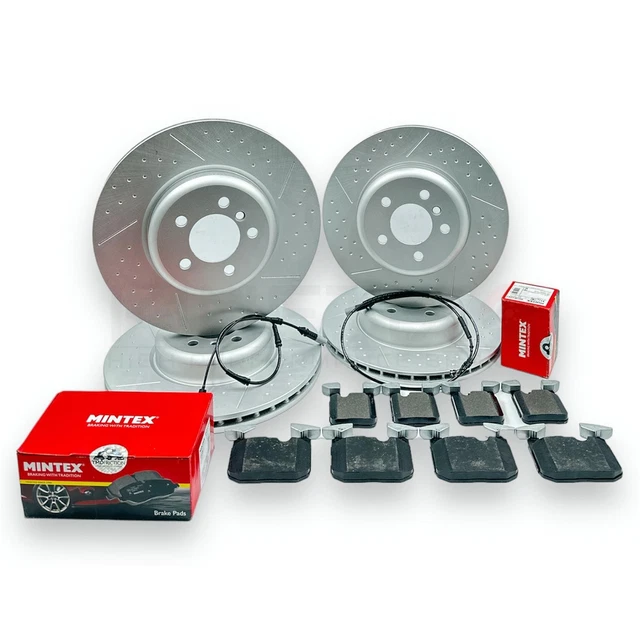 FOR BMW 330D F31 M SPORT FRONT REAR DIMPLED & GROOVED BRAKE DISCS ...