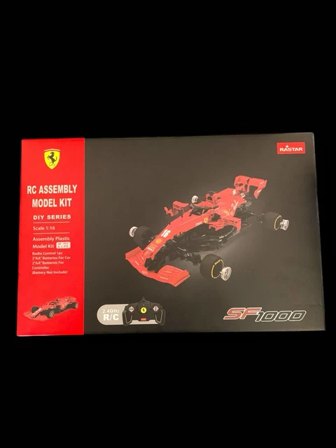 RASTAR FERRARI SF1000 RC Assembly Model Kit 1:16 Scale F1 Formula One ...