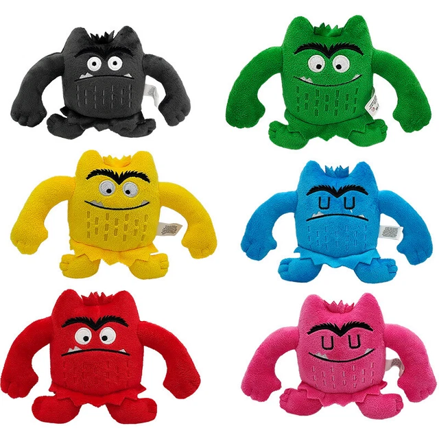 THE COLOR MONSTER- Plush Toy Stuffed Anime Expression Emotional Doll ...