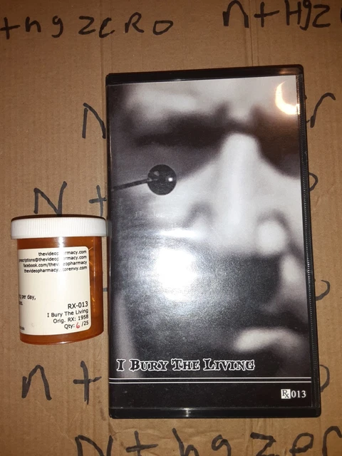 &I BURY THE Living" The Video Pharmacy: RX 13 number 6/25 limited, sold ...