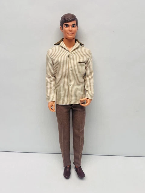 VINTAGE BUSY HANDS Ken Doll 1970s Collectible Barbie Boyfriend Mattel ...