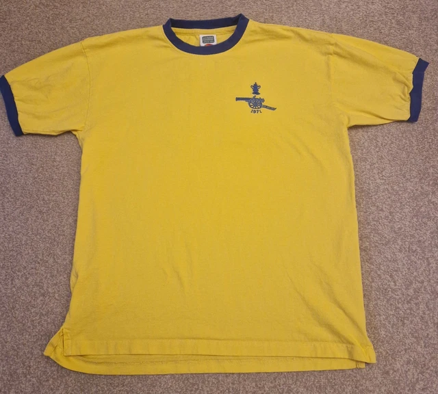 1971 ARSENAL FA Cup Final Score Draw Replica Away Shirt - Size XL - #11 ...