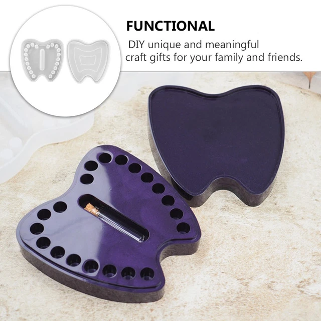SILICONE MOULD KIT Box Mold for Resin, Teeth Container Cute Tooth $28. ...