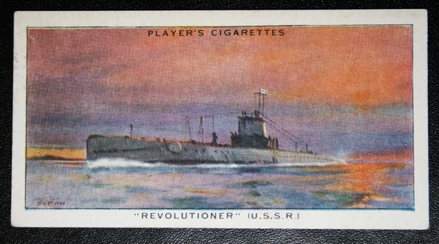 REVOLUTSIONER Soviet Dekabrist Class Submarine Vintage Card EE13 £4.99 ...