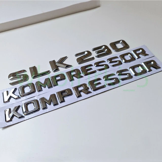 Slk Kompressor Schriftzug
