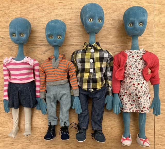 CHAD VALLEY ARGOS Just Landed Alien Family x4 £19.99 - PicClick UK