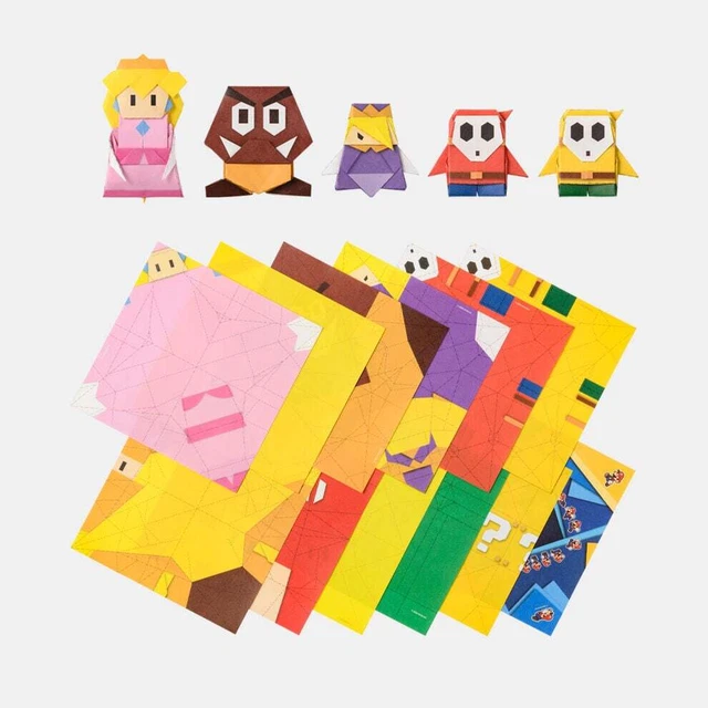 ORIGAMI PAPER MARIO Origami King Official Nintendo 2024 Collectible Toy ...