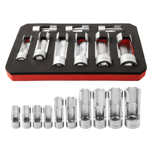 VERSATILE FUEL LINE Socket Wrench Set for Master Cylinder Pipes 9pcs ...