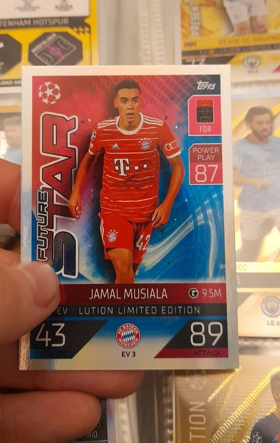 JAMAL MUSIALA FUTURE Star Limited Edition Match Attax 22/23 Mint £5.00 ...