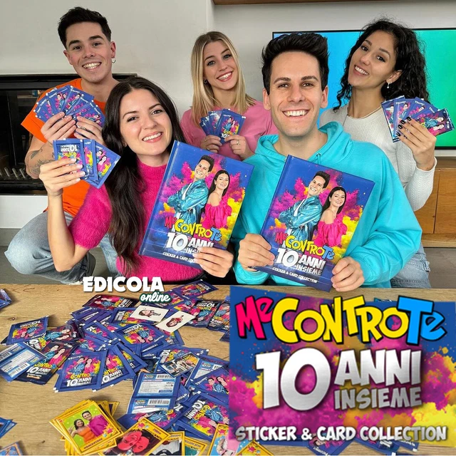 SET ALBUM ME CONTRO Te 10 ANNI INSIEME 2024 LUI e SOFI Bustine di ...