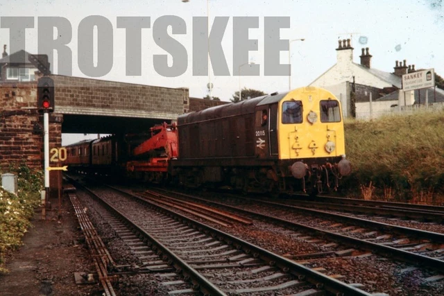 35MM SLIDE BR British Railways Diesel Loco Class 20 20115 Newton-on-Ayr ...