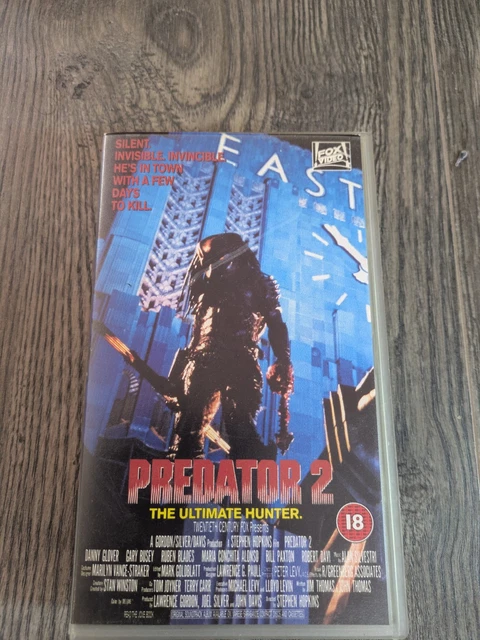 PREDATOR 2 VHS Video Tape PAL £3.84 - PicClick UK