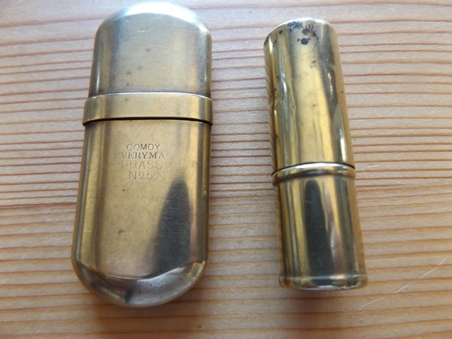 VINTAGE BRASS LIGHTERS Comoy And Parr Mfg £50.00 - PicClick UK