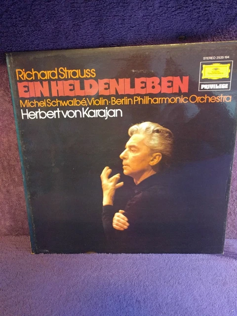 RICHARD STRAUSS - Berliner Philharmoniker, Herbert von Karajan – Ein Heldenleben £1.50 - PicClick UK