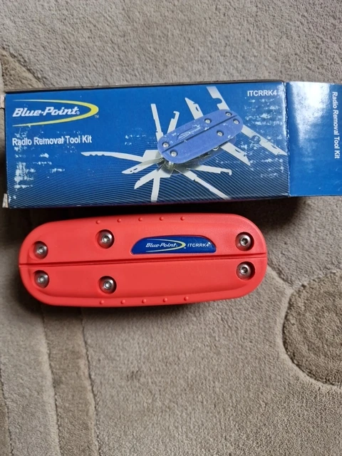 BLUE-POINT SNAP-ON RADIO REMOVAL TOOL KIT ITCRRK4 - Ex Dealer Stock £40 ...
