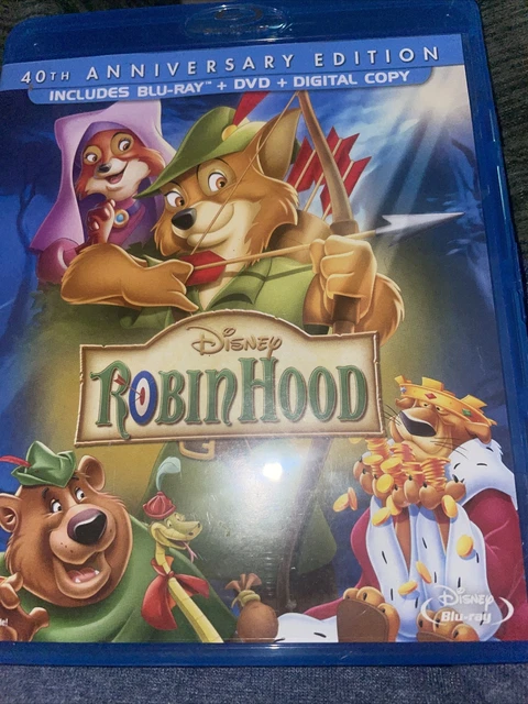 DISNEY’S ROBIN HOOD Blu-ray DVD Digital 40th Anniversary Edition EUR 11 ...