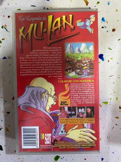 THE LEGEND OF Mu-Lan VHS Tape Mulan Tent Helps Nepal Aid IN Action $32. ...