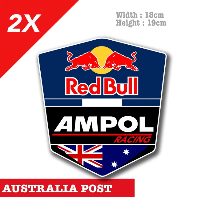 RED BULL AMPOL Racing , Red BULL AMPOL Racing Badge Stickers $7.80 ...