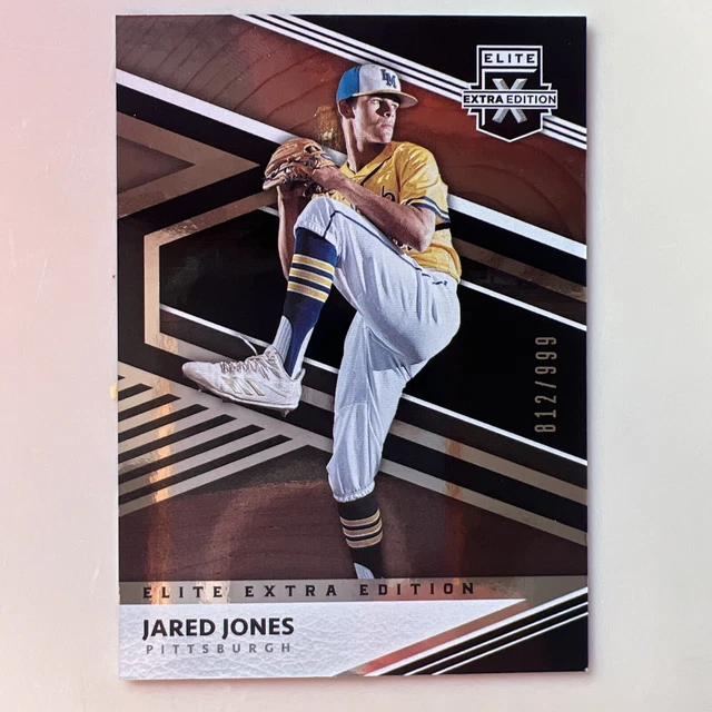 2020 JARED JONES PIRATES RC Panini Elite Extra Edition Decade Die-Cut ...