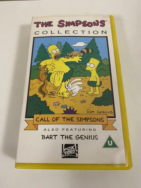 THE SIMPSONS COLLECTION - Call of The Simpsons (VHS) + bart the genius ...