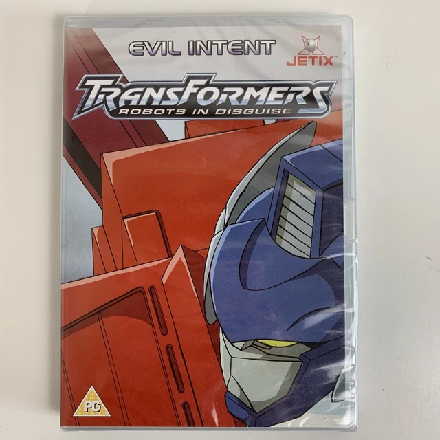 * NEW* TRANSFORMERS Evil Intent Animated DVD Robots In Disguise Cartoon ...