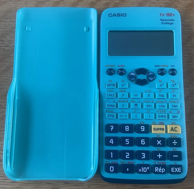 CALCULATRICE CASIO FX-92+ Spéciale Collège EUR 25,00 - PicClick FR