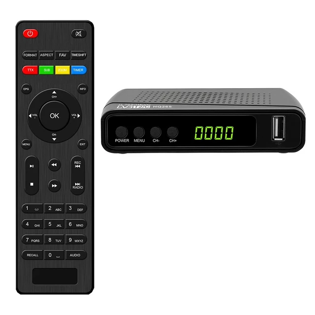 265 DVB-T2 DECODER Digital Terrestre -Receiver Digital Terrestrisch DVB ...