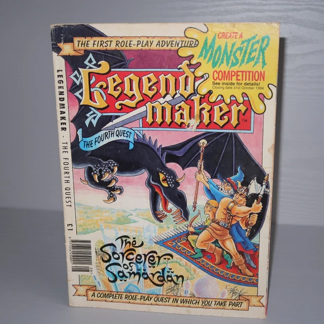 LEGENDMAKER RPG COMIC Quest 4 Sorcerer of Samardan Fighting Fantasy ...