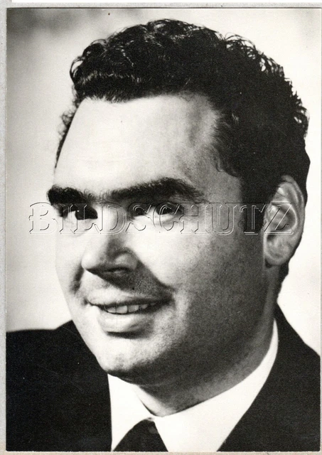 3352# ROLF BECKER, Opernsänger, Autograph, Autogramm, Signatur-Karte ...