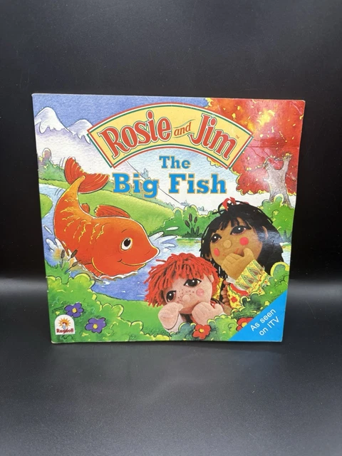 ROSIE AND JIM: The Big Fish Vintage Story Book 1998 Ragdoll Retro CITV ...