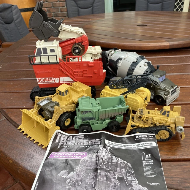TRANSFORMERS DEVASTATOR CONSTRUCTICON Revenge of The Fallen! Vintage ...