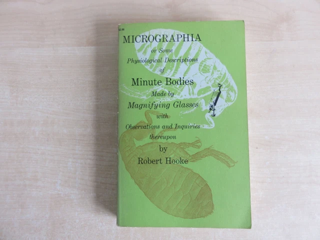 MICROGRAPHIA BY ROBERT Hooke, facsimile 1961 edition. £24.95 - PicClick UK