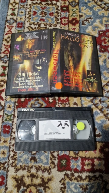 BILL HICKS SACRED Cow Halloween Special. Very Rare VHS PAL Collectable ...