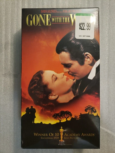 GONE WITH THE Wind (VHS, 2001, 2-Tape Set, Double Cassette) £9.79 ...