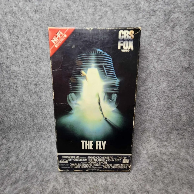 THE FLY VHS 1987 CBS/FOX Video Cronenberg/Goldblum £16.80 - PicClick UK