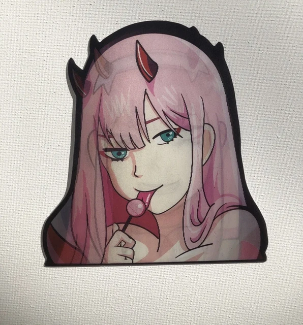 ZERO TWO WAIFU Darling in the Franxx Anime 3D Lenticular Motion Car ...