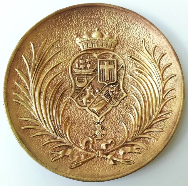 ART ET MEDAILLE Alger. Max le Verrier. Armoiries d'Alger en Bronze EUR ...