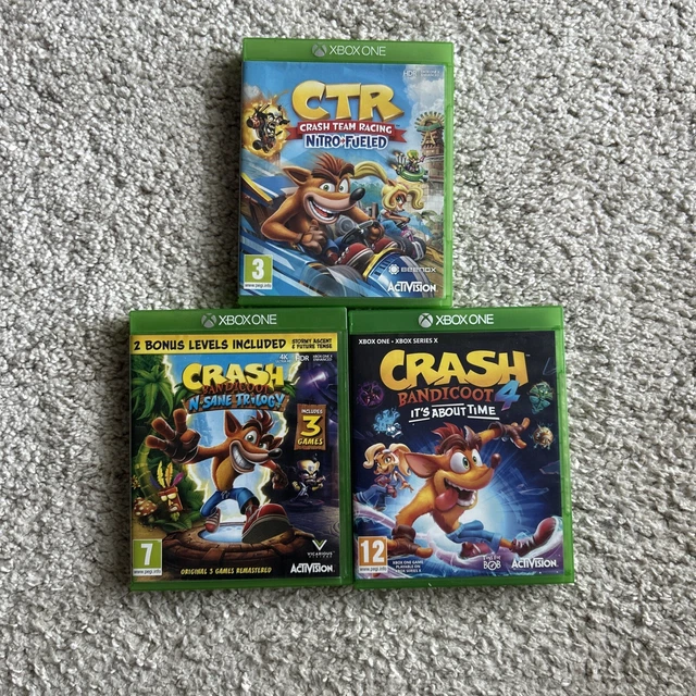 CRASH BANDICOOT BUNDLE, N Sane Trilogy, 4 It's About Time & CTR Nitro ...
