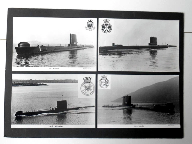 ROYAL NAVY SUBMARINES HMS TALENT - HMS ANDREW - HMS ACHERON - HMS ...