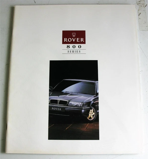 ROVER 800 SERIES Car Sales Brochure LF 1994 #4482 820 825 827 Vitesse ...