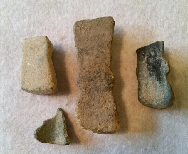 RARE MEDIEVAL POT Legs Cauldron Feet Lead ? Metal Detecting Find ...