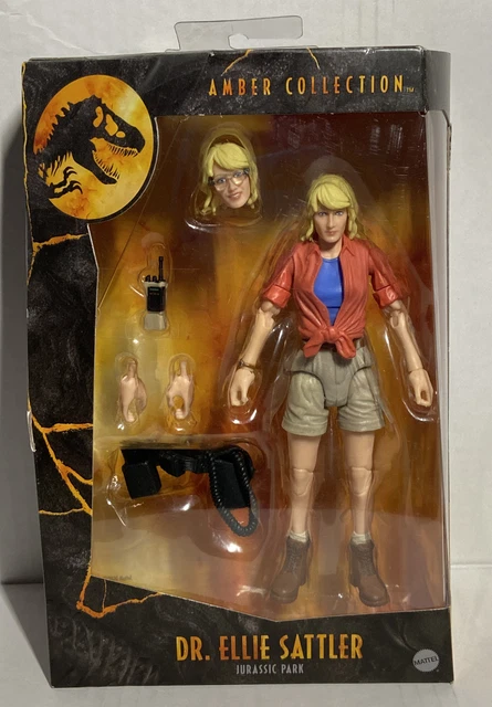 MATTEL JURASSIC WORLD Amber Collection Dr. Ellie Sattler Figure EUR 9 ...