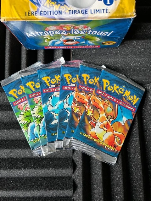 BOOSTER POKÉMON SET De Base Dracaufeu Tortank Florizarre scellé Neuf FR ...