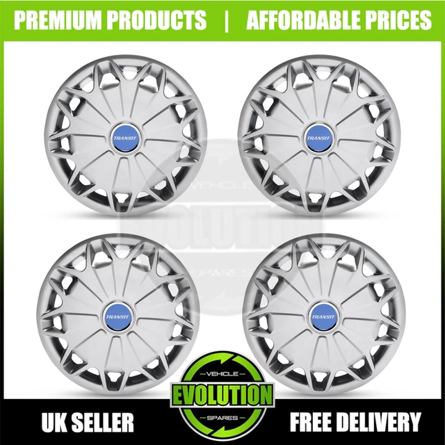 15& WHEEL TRIMS Rims Covers To Fit Ford Transit Custom 2013-2025 £29.99 ...